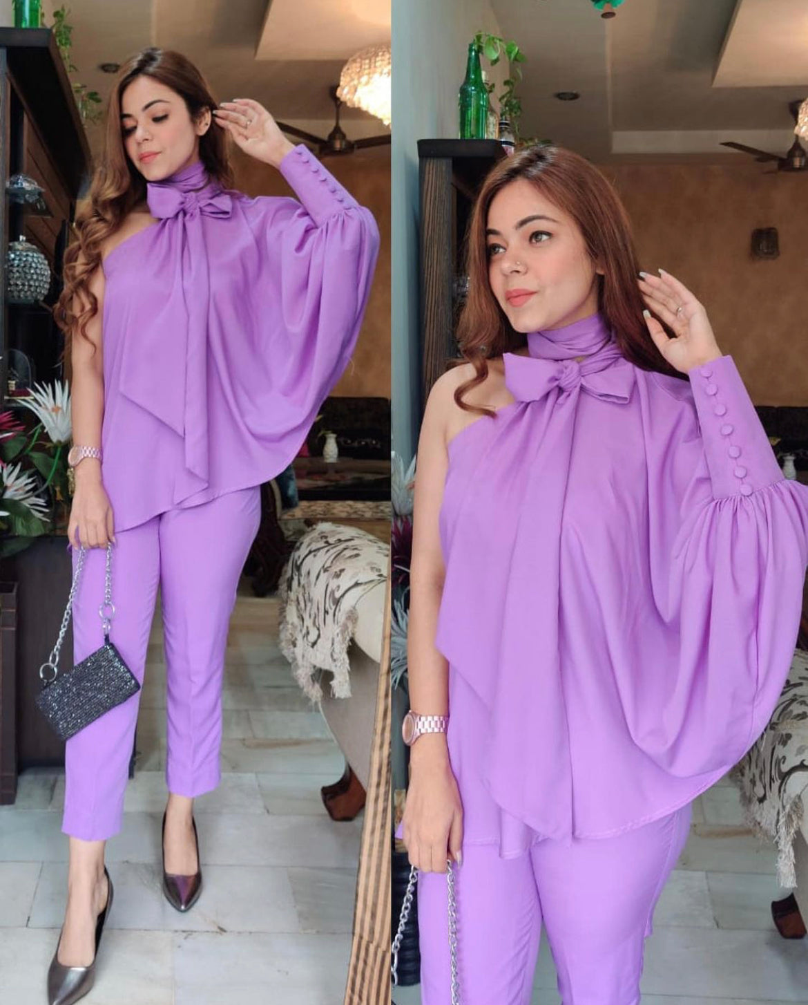 Purple knot set – SRISHTI